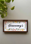 Floral Bliss Name Plate for Home – Decor By The Way