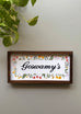 Floral Bliss Name Plate for Home – Decor By The Way