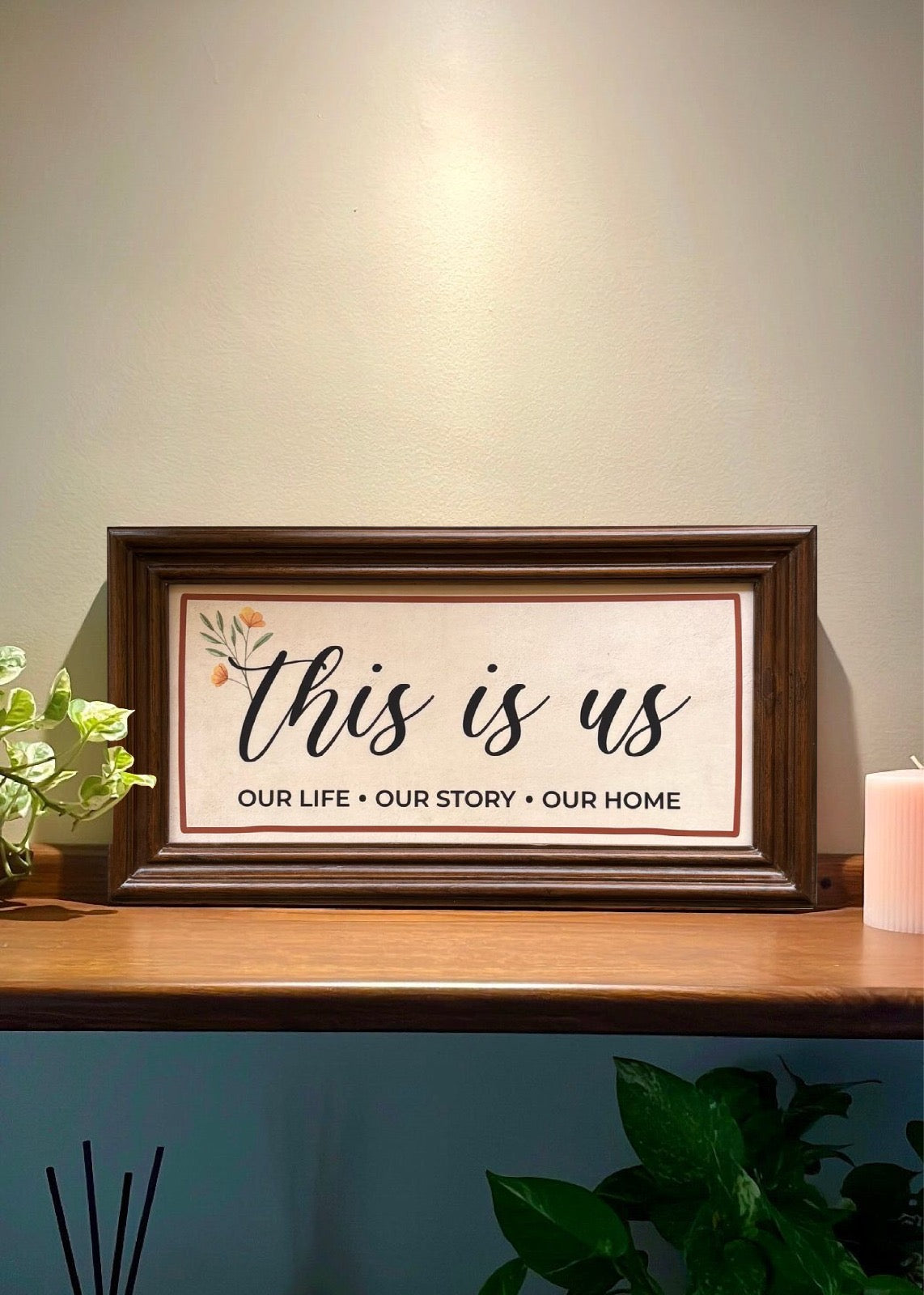 This Is Us Wooden Wall Frame – Decor By The Way