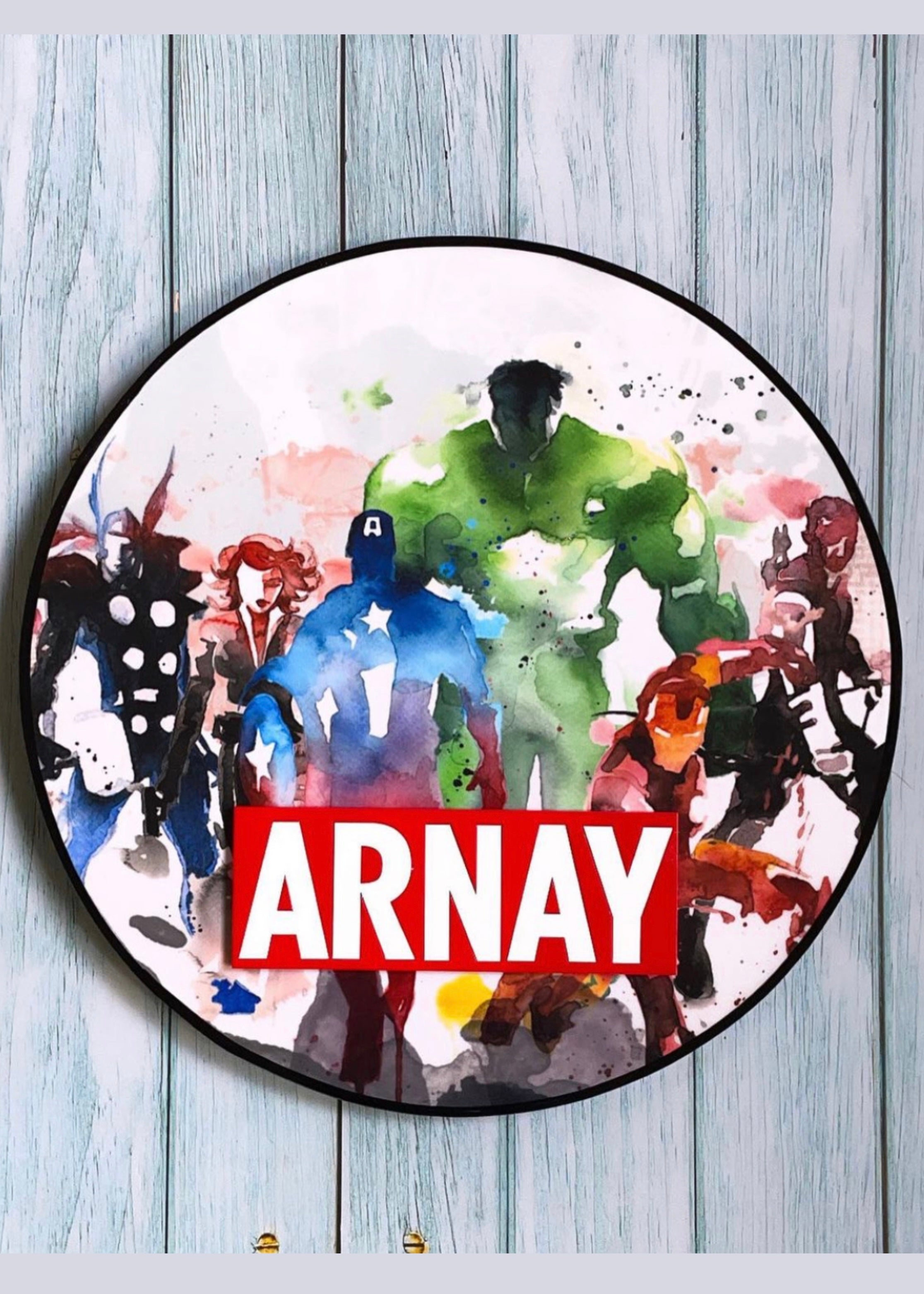 Avenger Name Sign – Decor By The Way
