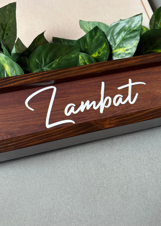 Sage Arch Planter Name Plate – Decor By The Way