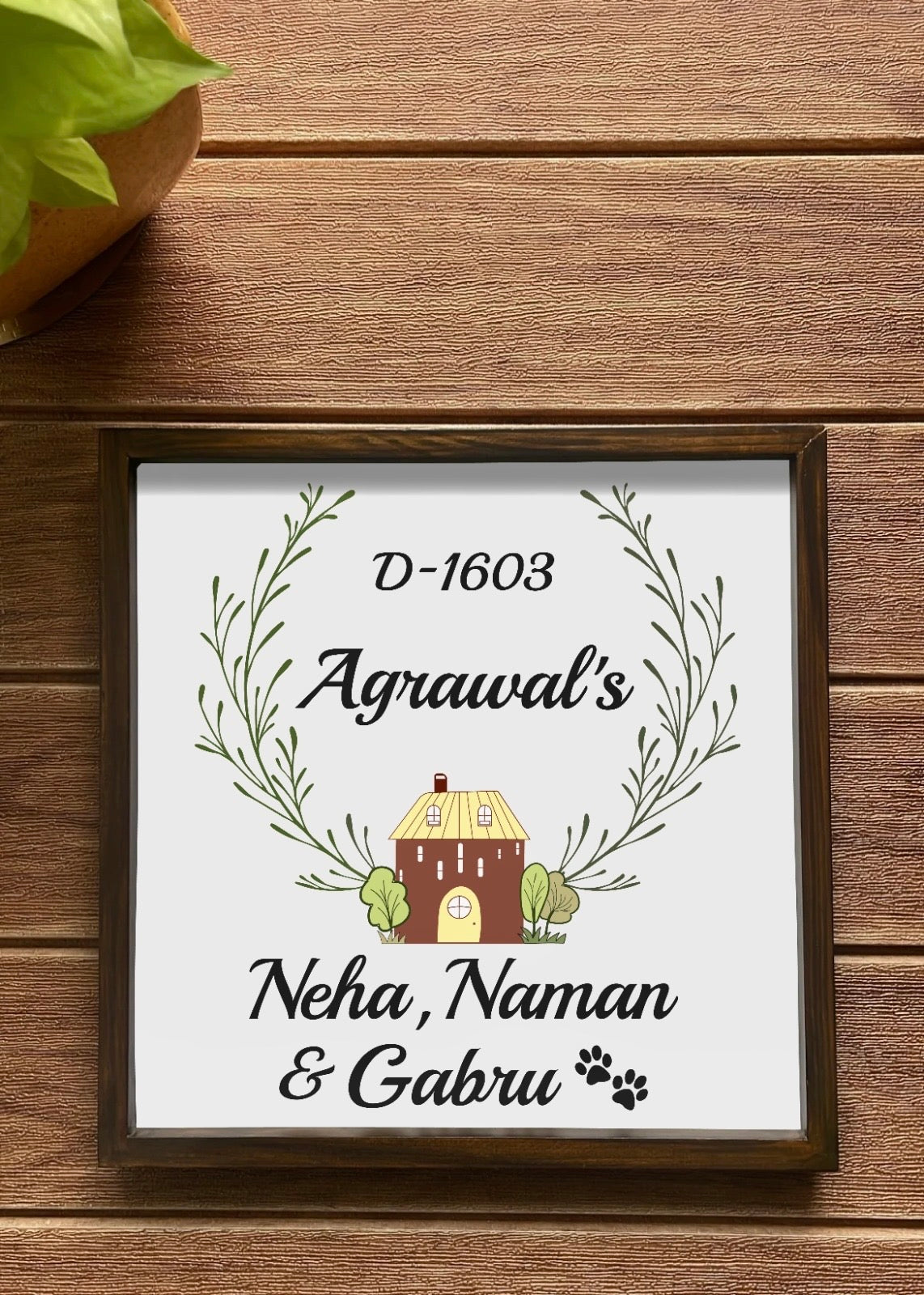 Home sweet home name sign – Decor By The Way