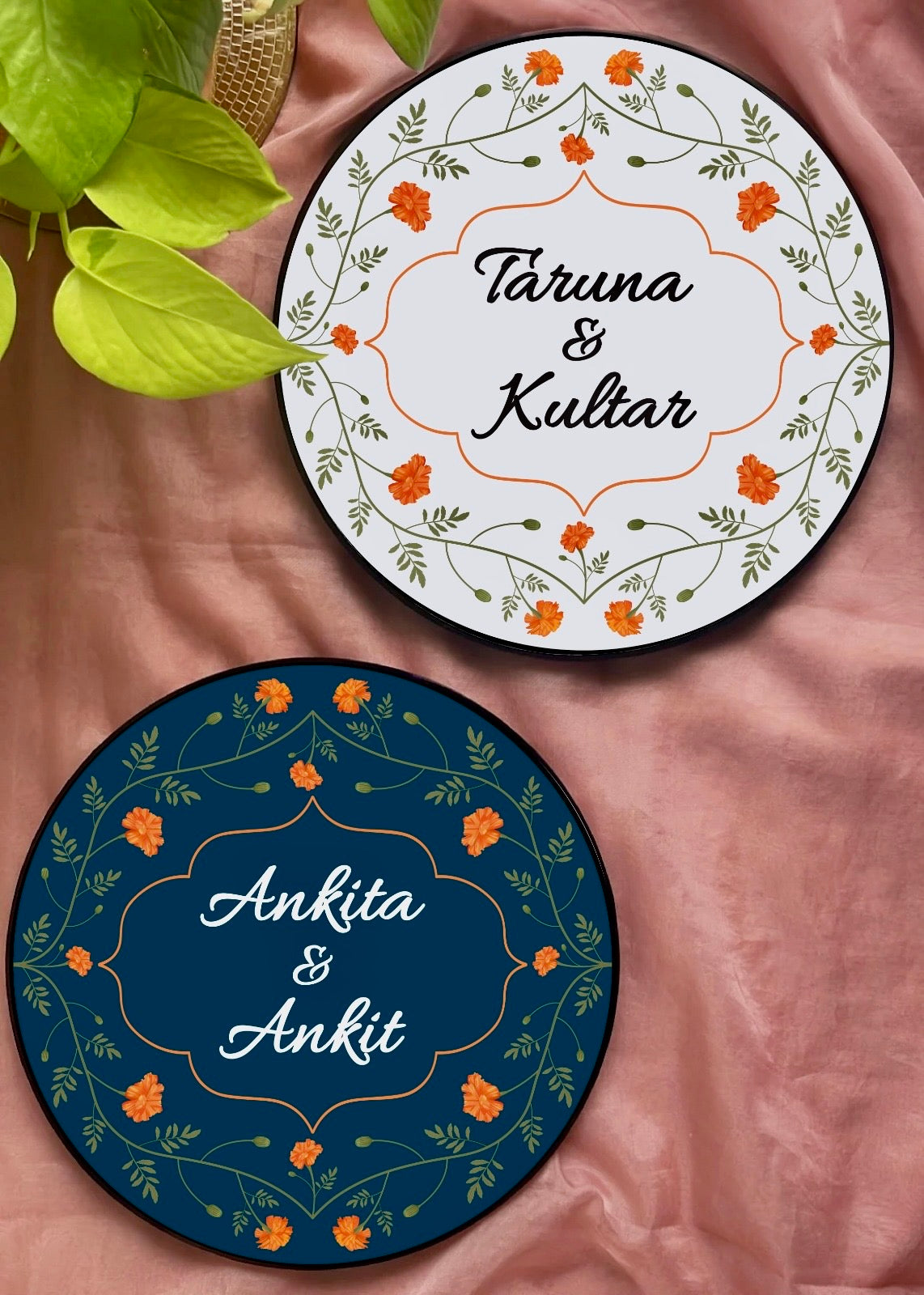 Marigold Round Name Plate – Decor By The Way