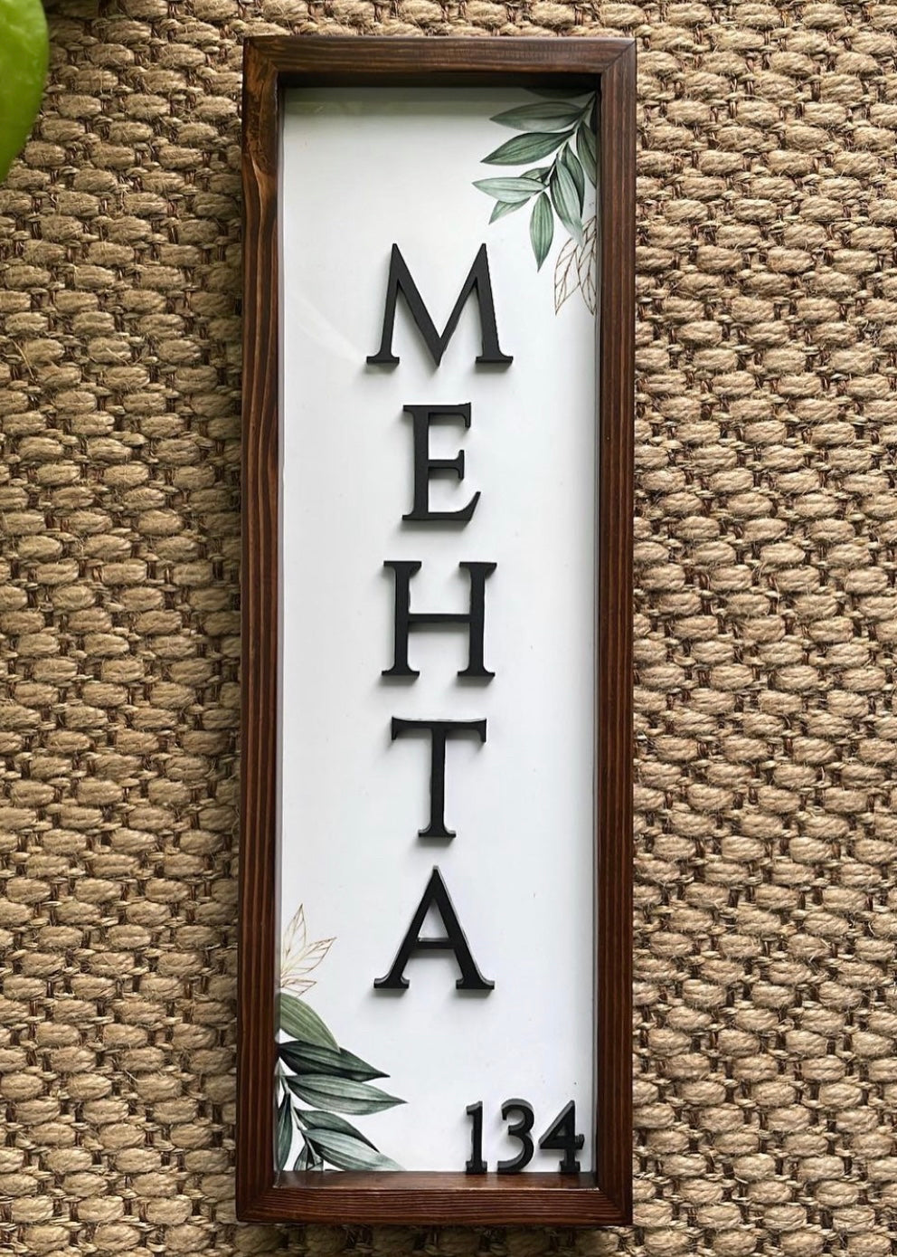 Evergreen Name Plate – Decor By The Way