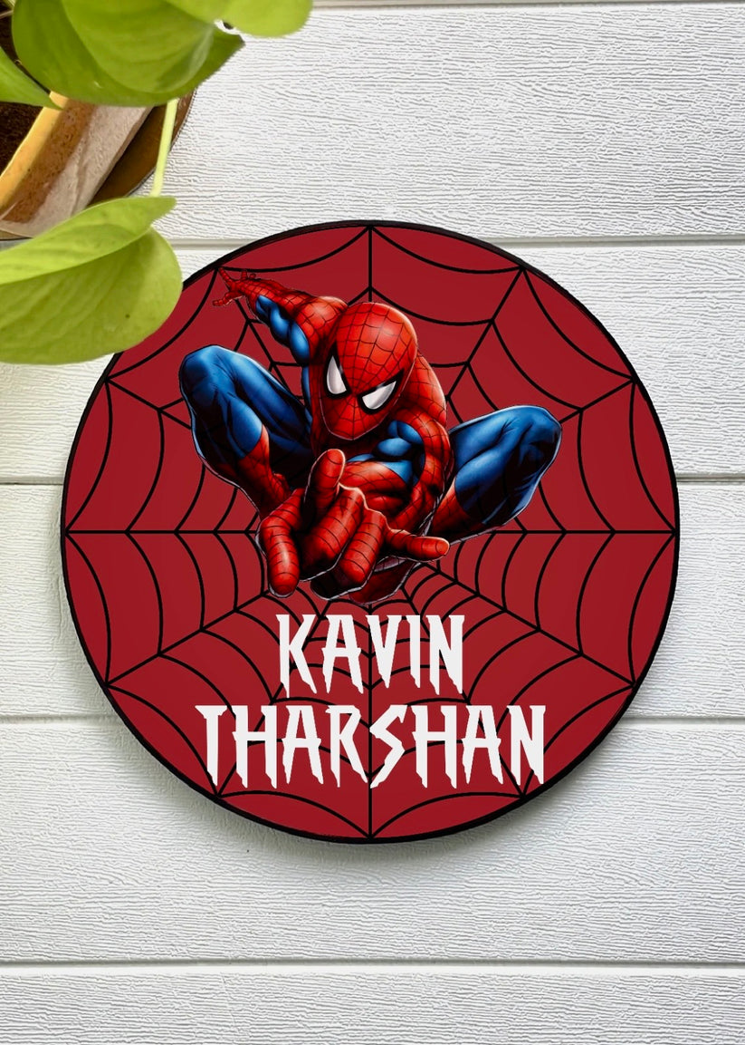 Spiderman Name Sign – Decor By The Way