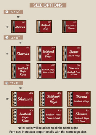 Alankar Name Plate – Decor By The Way