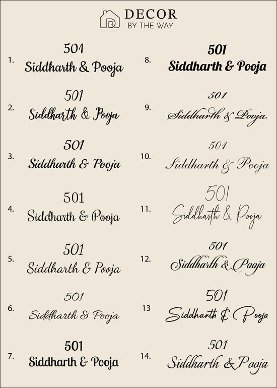 Evergreen Vertical Name Plate – Decor By The Way