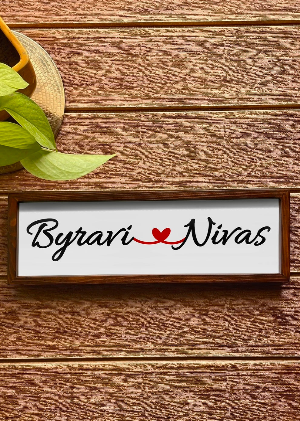 Connected hearts Name Sign – Decor By The Way