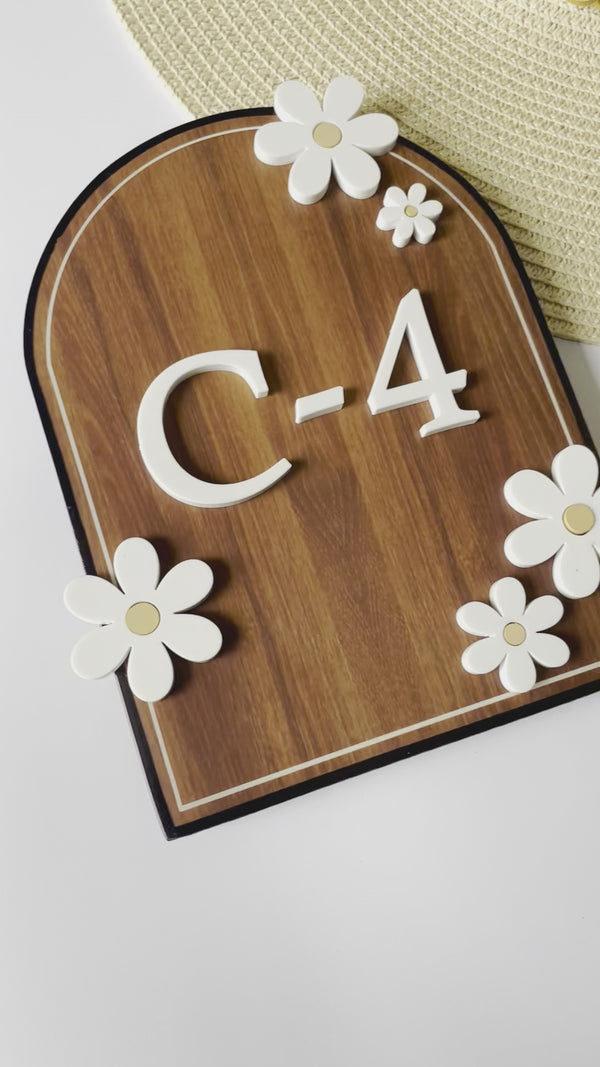 Daisy Number Sign (only numbers) – Decor By The Way